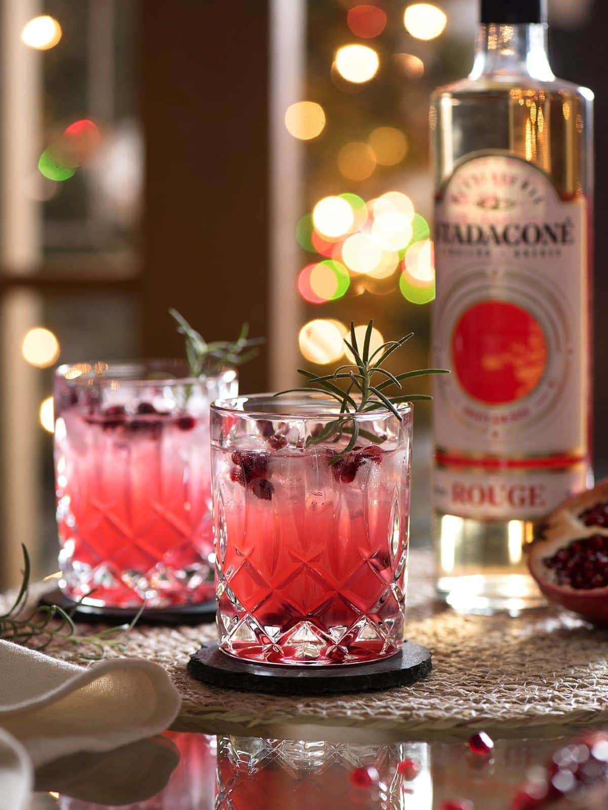 Trois cocktails pour le gin rouge de la Distillerie Stadaconé
