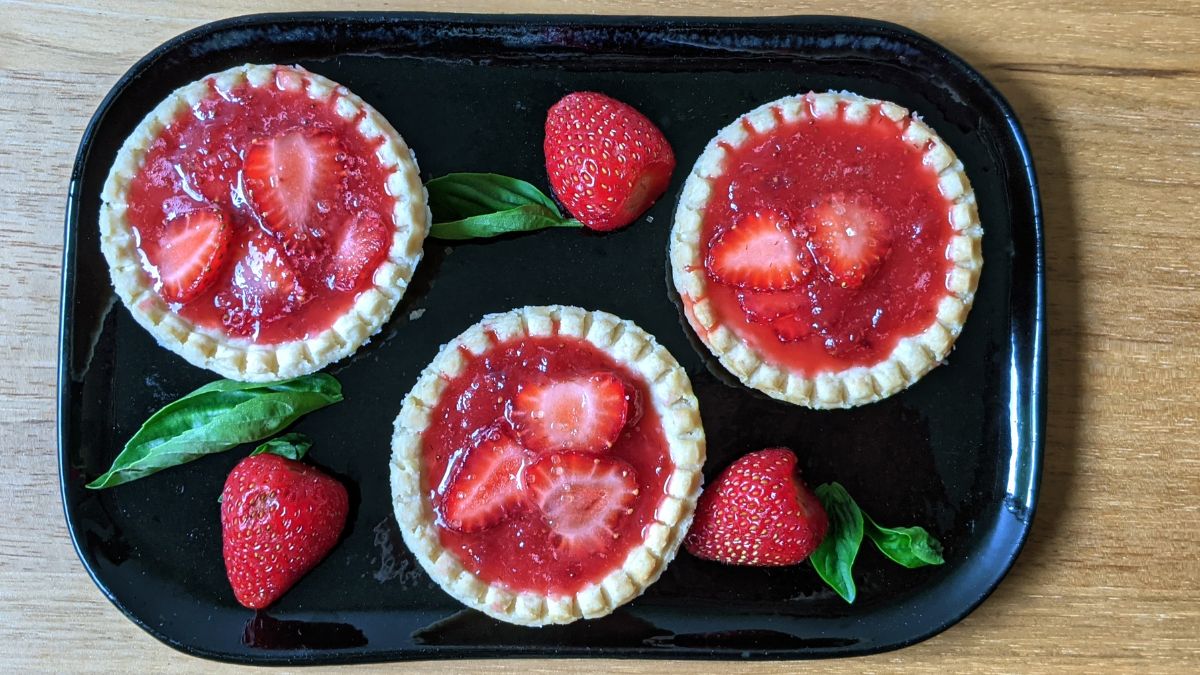Tartelettes simplissimes aux fraises à 5 ingrédients